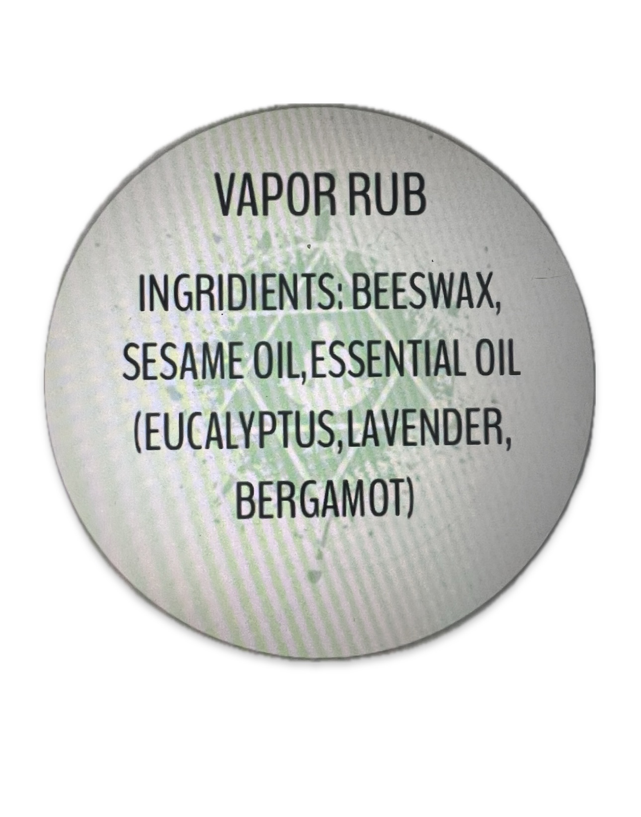 VAPOR RUB – 2nd Chance Ayurvedic Campus